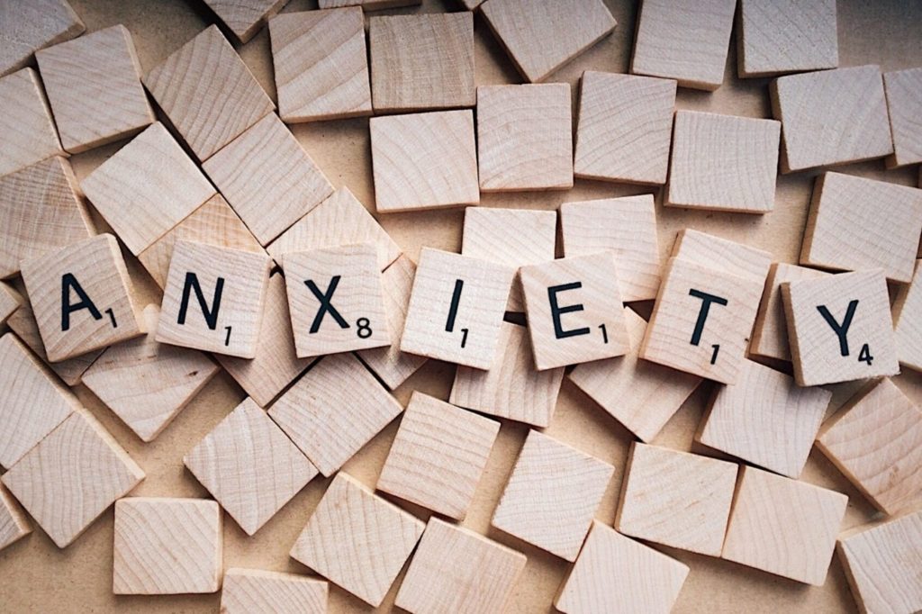 Anxiety Scrabble letters - Disability Counsel